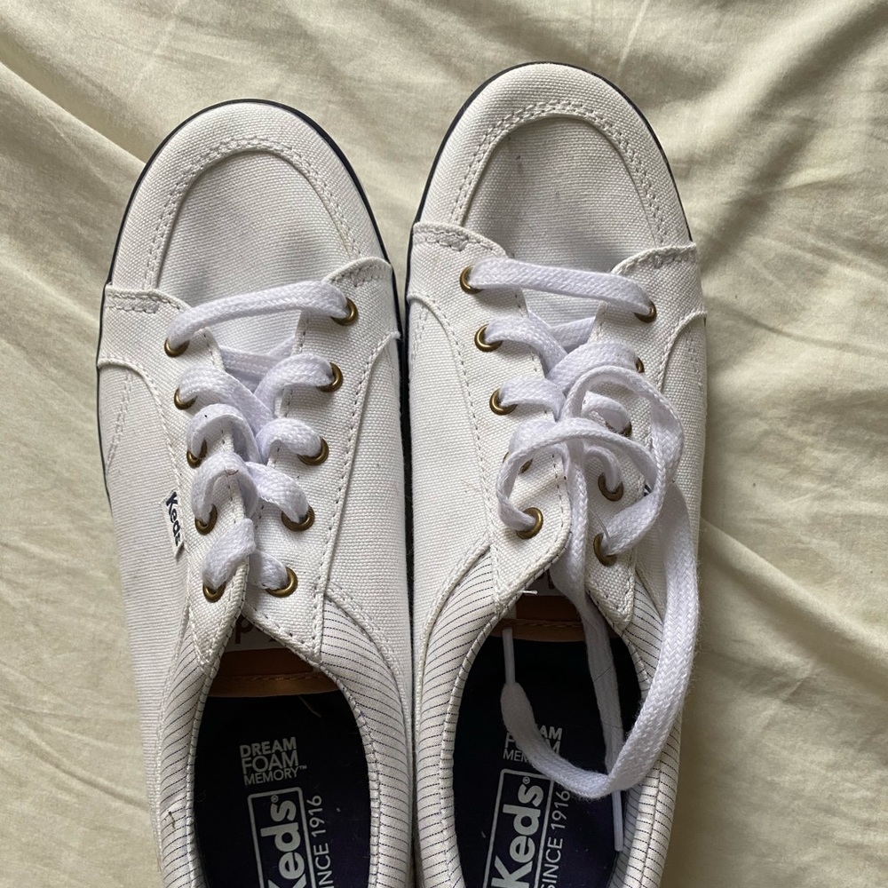 Keds White Canvas Sneaker - Gem